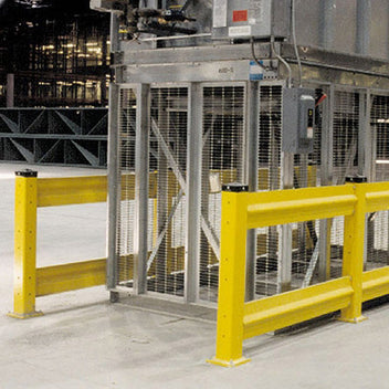 Industrial & Warehouse Safety Guard Rails – The Shelving Store