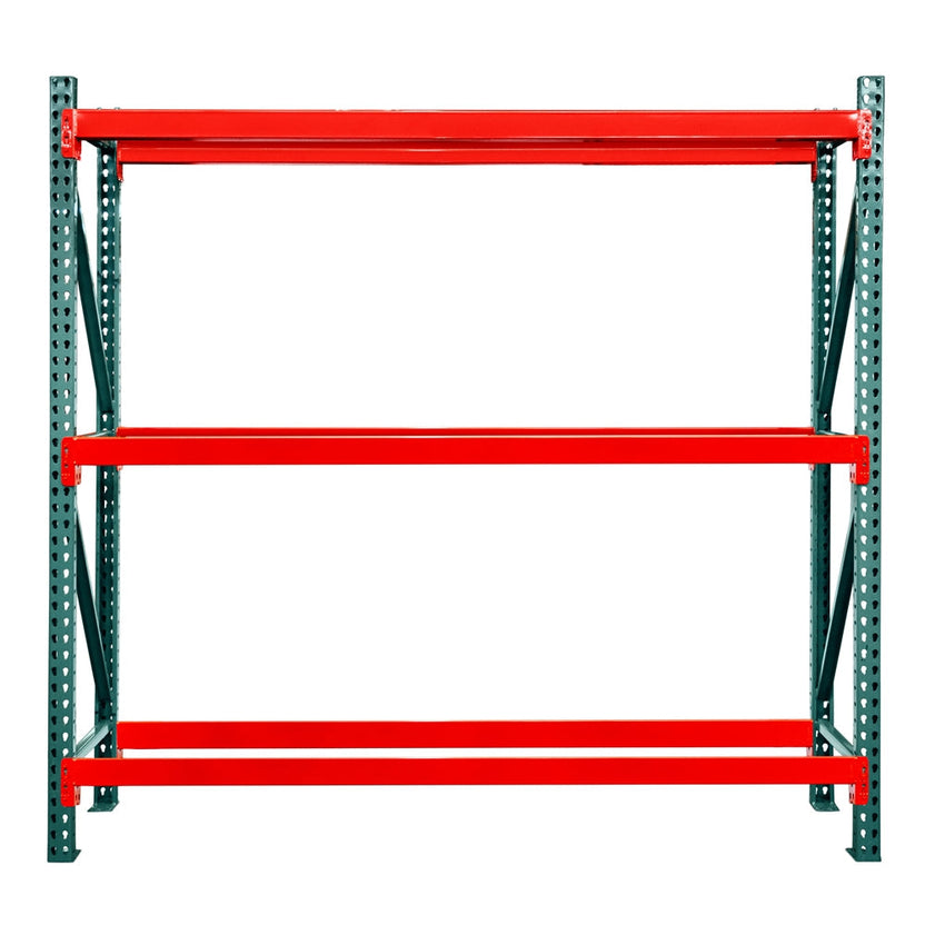 3-Tier Teardrop Pallet Rack Starter Units - Heavy Duty - 48"d x 144"h ...